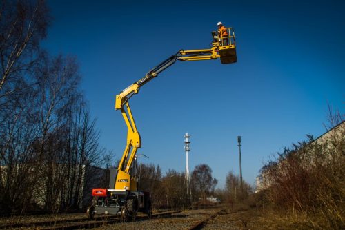 Location Nacelle Roue Rail Diesel 12m Skyrailer Nacelle Roue Rail 12m
